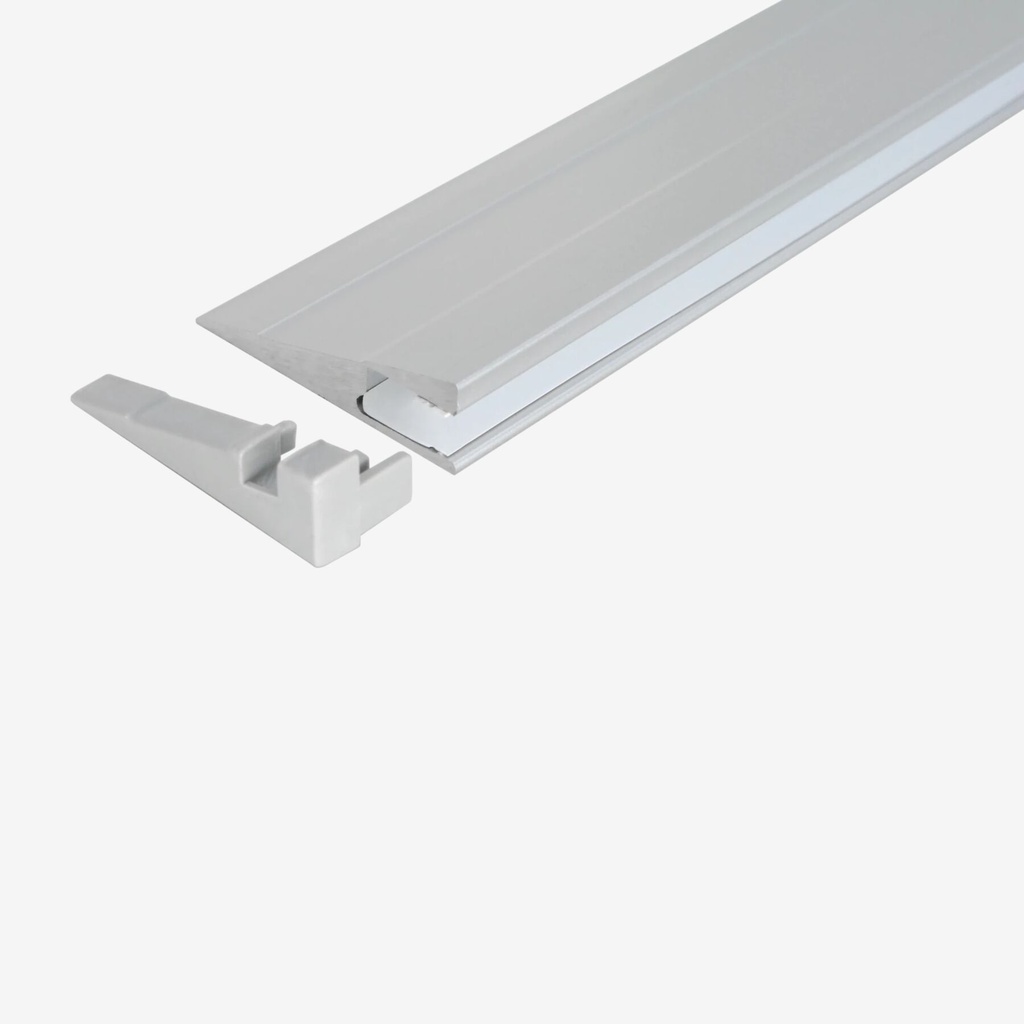 KIT Perfil Aluminio 2mt | Frente Repisa Compacto | Luthia